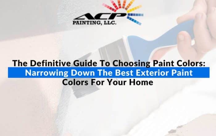 Professional Painters for Homes and Businesses | ACP Painting, LLC